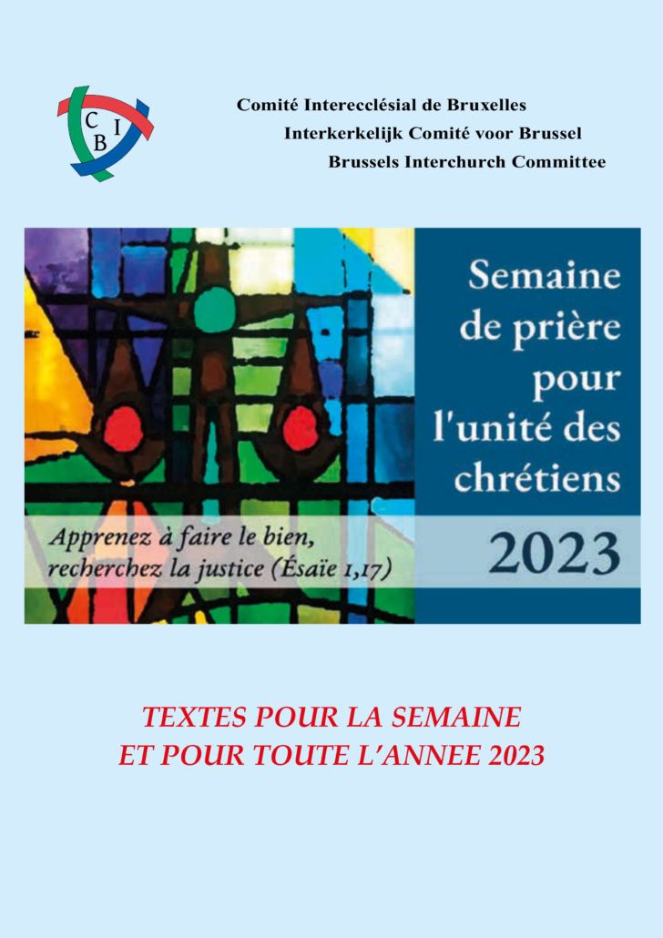 Semaine de prière pour l’Unité des chrétiens 2023 - Diocèse de Tournai